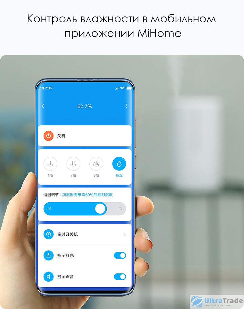 Увлажнитель воздуха Xiaomi Mijia Smart Sterilization Humidifier S White ...